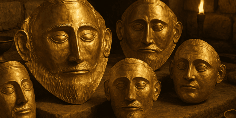 Greek Funeral Masks: History, Symbolism, and Mycenaean Heritage | ToddMasks