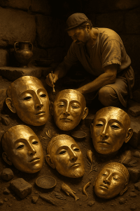 Mycenaean Funeral Masks: Gold Masks, History, and Symbolism | ToddMasks