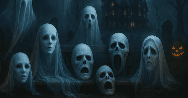 Halloween Ghost Masks — History, Symbolism, Artistry, and Collecting Guide